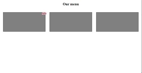 Html How To Place A Box At Top Right Corner Inside A Box Stack Overflow