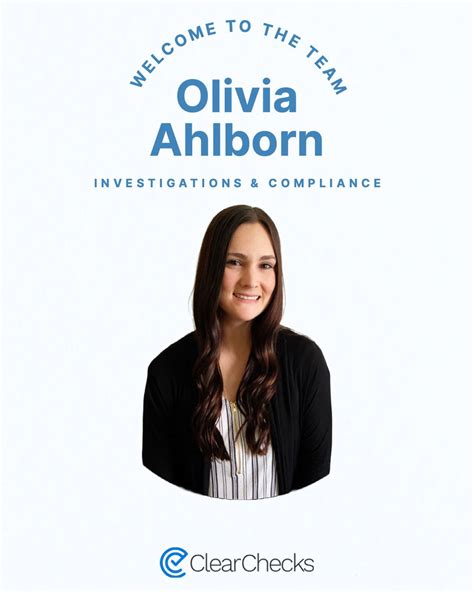 Excited To Have You On The Team Olivia Becky Klusman