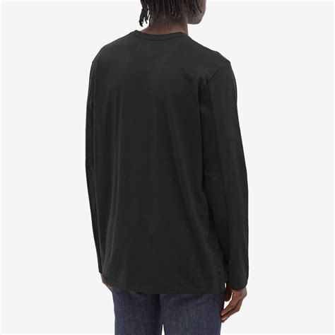 Folk Long Sleeve Stack T Shirt Soft Black End Us