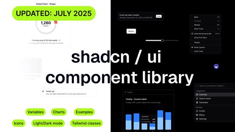 Shadcnui Components With Variables And Tailwind Classes Updated July 2025 Figma