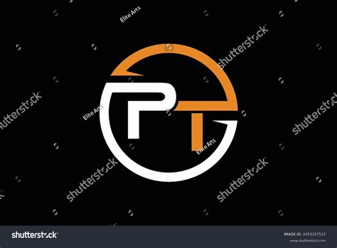 P T Pt Tp Creative Logo Stock Vector Royalty Free 2453337515 Shutterstock