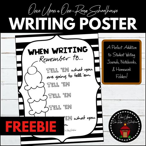Free Writing Poster For Student Folders