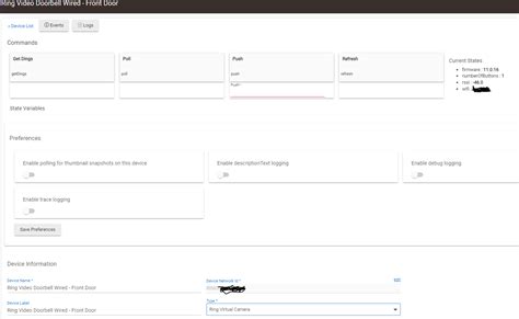Ring Integration Integrations Hubitat