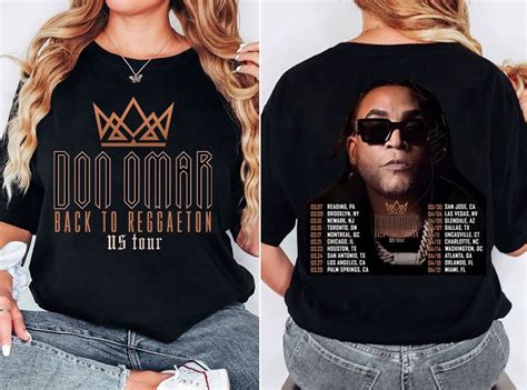 Don Omar T Shirt, Don Omar Back to Reggaeton Tour 2024 T-Shirt sold by Blackboard Astute | SKU ...