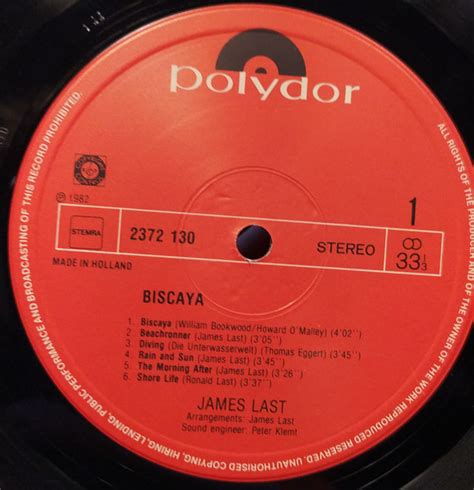 James Last Biscaya Lp Album Akerrecords Nl
