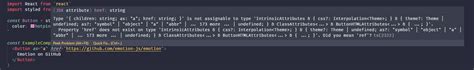 Cant Use `as` Prop When Using Typescript · Issue 2266 · Emotion Js