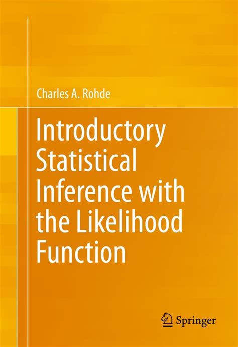 Introductory Statistical Inference With The Likelihood Function Premiumjs Store