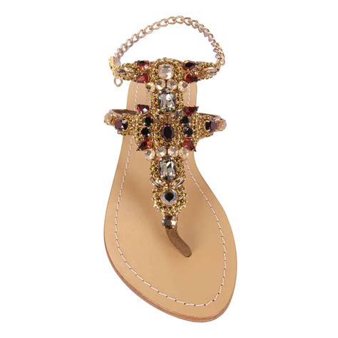 Womens Rhinestone Sandals On Sale