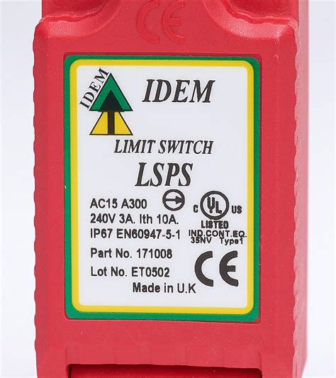 Safety Limit Switch Polyester Plunger Pn Lsps 171008 Automationdirect