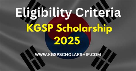 Gks Scholarship 2025 Kgsp South Korea Fully Funded