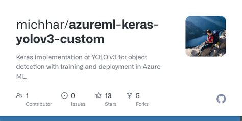 Github Michharazureml Keras Yolov3 Custom Keras Implementation Of