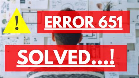 8 Methods To Fix Error 651 Hack Creations