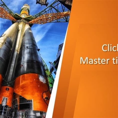Free Rocket Powerpoint Template Space Rocket Design