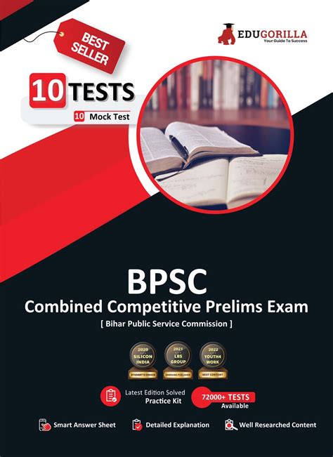 Buy BPSC Combined Competitive Prelims Exam Preparation Book 2023 At 10 Discount With 10 Solved