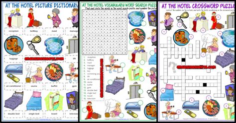 Hotel Esl Vocabulary Worksheets