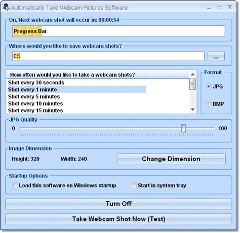 How To Automatically Take Webcam Pictures Software