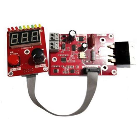 Double Pulse Encoder Spot Welding Current Time Control Panel Counting With Voltage Compensation