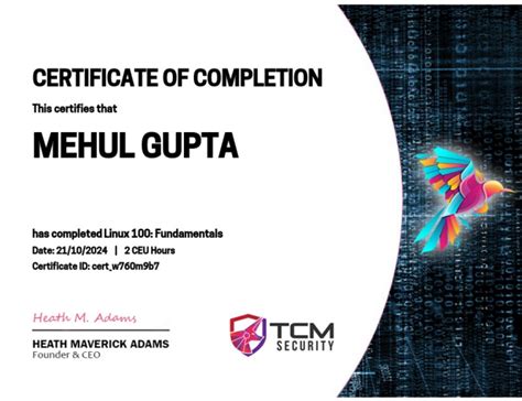 Mehul Gupta On Linkedin Linux Tcmsecurity Learning Techjourney