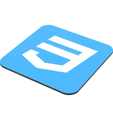 CSS HTML Logo Coaster Just Stickers Just Stickers