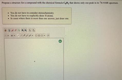 Solved Propose A Structure For A Compound With The Chemical