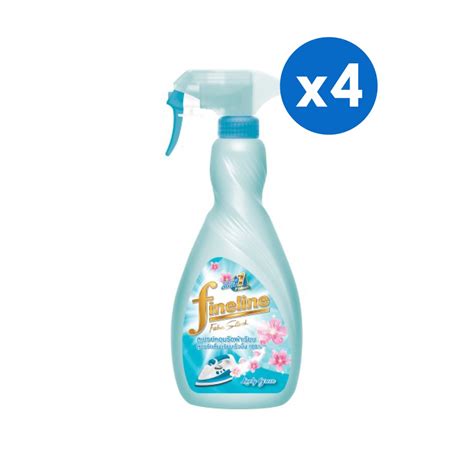 [4ชิ้น]fineline ไฟน์ไลน์ สเปรย์หอม รีดผ้าเรียบ ไลฟ์ลี่กรีน 500ml แบบหัวฉีดสีเขียว Shopee