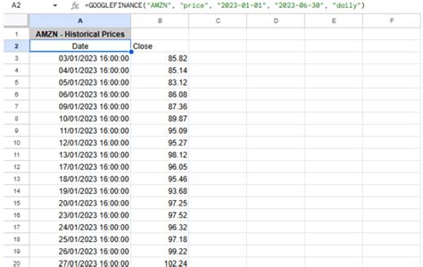 How To Use Google Finance In Google Sheets A Complete Guide Wisesheets Blog