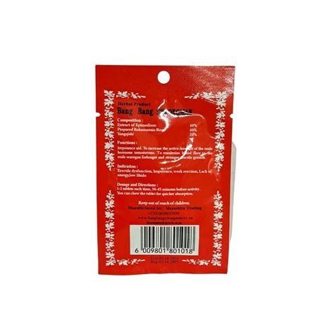 Bang Bang Strong Man Bbsm Tablet Mamsadinyana Herbals