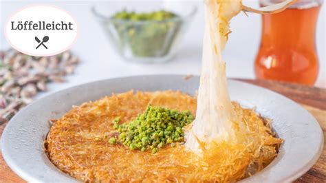 Künefe Knafeh Türkische Süßspeise Mit Engelshaar Und Mozzarella Youtube