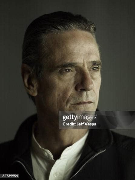 Actor Jeremy Irons Poses At A Portrait Session At The Toronto News