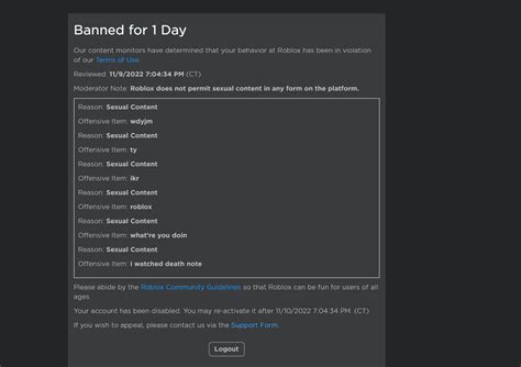 Sorry For Having A Conversation Roblox Rrobloxbans