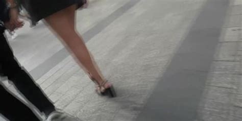 Hot Brunette Sexy Legs In High Heels Tnaflix Com