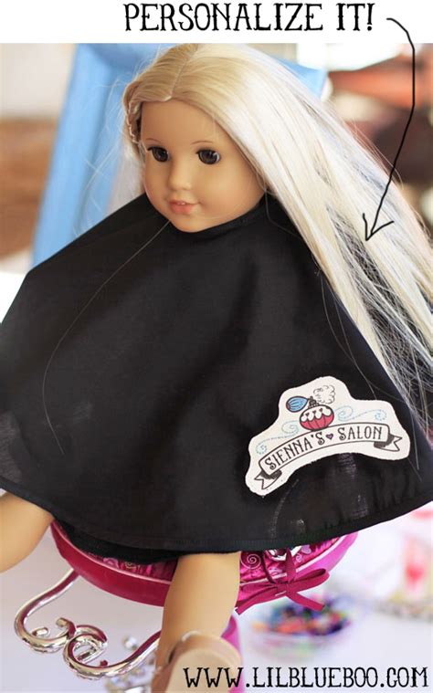 How To Make A Doll Sized Salon Cape