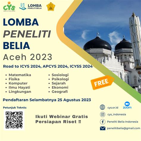 Lomba Peneliti Belia 2023