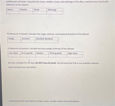 solved a measures of center calculate the mean median