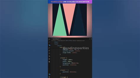 Triangles Animation Using Html Css Youtube