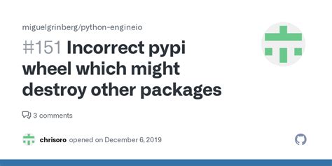 Incorrect Pypi Wheel Which Might Destroy Other Packages Issue Miguelgrinberg Python
