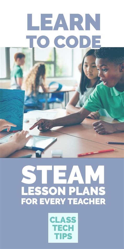 Learn To Code STEAM Lesson Plans For Every Teacher Class Tech Tips Steam Lessons Learn To