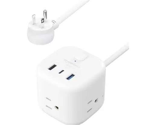 Amazonbasics Power Strip Cube 3 Outlet 3 Usb Ports Deals