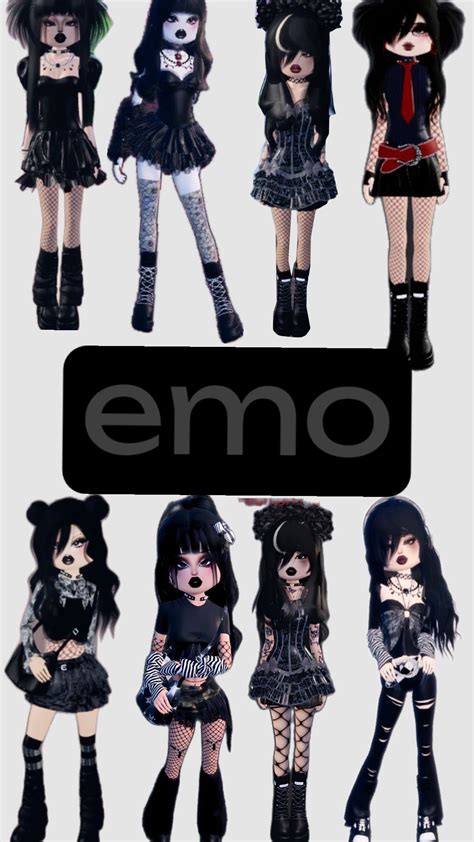 Dti Emo Theme Outfit