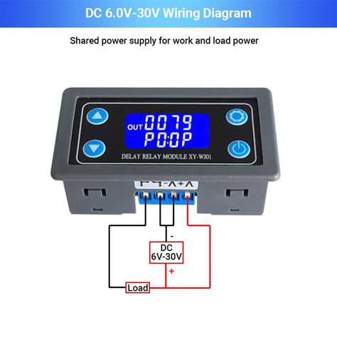 Pemenol Timer Relay Dc 12v 24v Lcd Display Digital India Ubuy