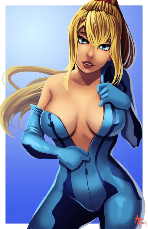 Samus Aran Metroid Drawn By Parsujera Danbooru