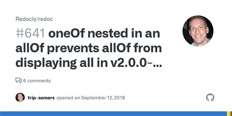 Oneof Nested In An Allof Prevents Allof From Displaying All In V200 Alpha38 · Issue 641
