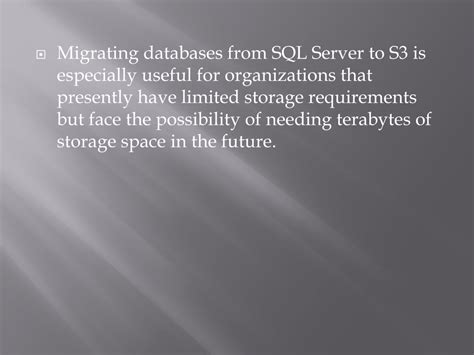 ppt why do organizations migrate databases from sql server powerpoint