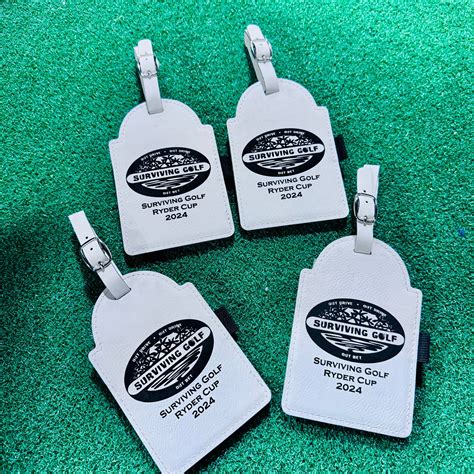 Custom Golf Bag Tag With Logo And Color Options Groovy Golfer