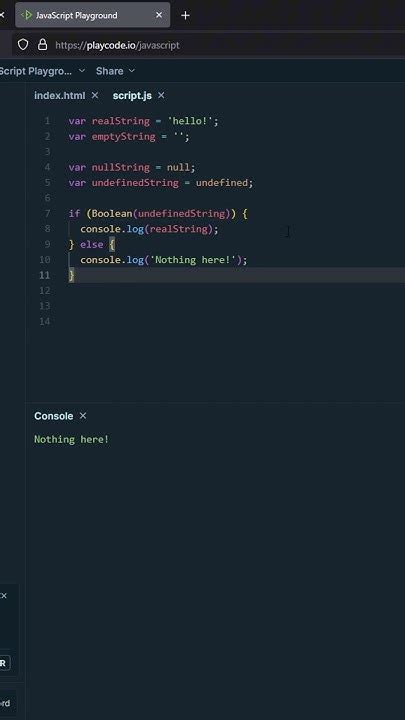 How To Check For An Emptyundefinednull String In Javascript Coding Javascript Programming