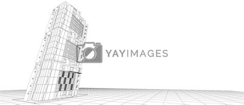 Architecture Exterior Facade Design Concept 3d Building Perspective