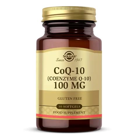 Solgar Coenzyme Q 10 100 Mg 30 Kapsül Antioksidan