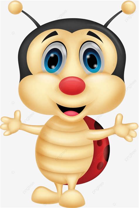 可愛的瓢蟲卡通可愛站立紅色 向量 可愛的 常設 红色的向量圖案素材免費下載，png，eps和ai素材下載 Pngtree