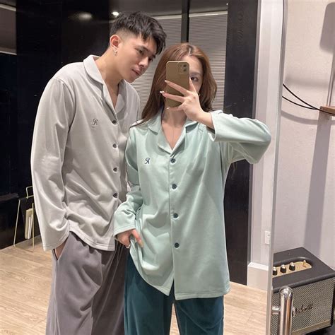 허니나이트 가을잠옷 겨울잠옷 사기 부담스러울때 딱 좋은 봄잠옷 긴팔 커플잠옷 세트 극세사 수면잠옷