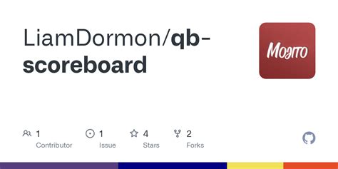 Github Liamdormon Qb Scoreboard